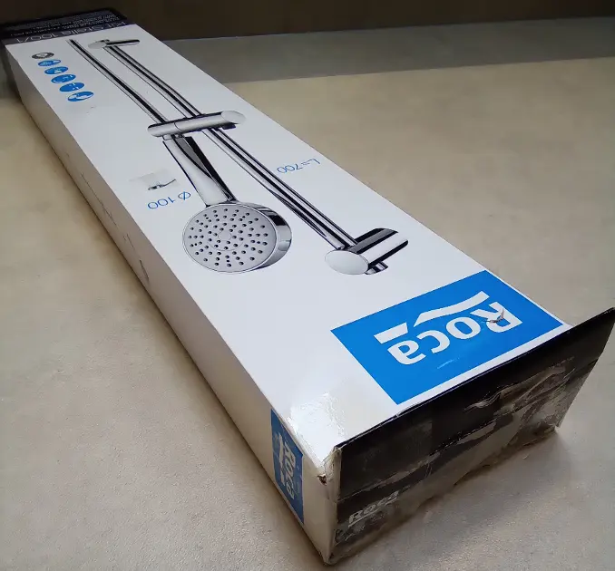 Roca - Set sprchovej hlavice, tyče a hadice, 1 prúd, chróm ...