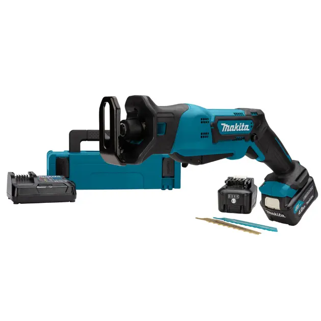 Makita Nářadí - 12V AKU mečová pila, 2x aku 4,0 Ah, nabíječka JR103DSMJ ...