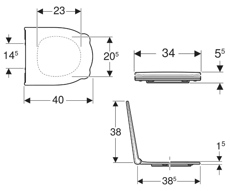 Geberit Bambini - Capac WC, pentru copii, verde 502.969.79.1 | Sanitino.ro