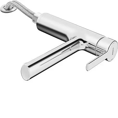 Hansa Ronda - Miscelatore monocomando ripiegabile per lavello, cromato ...