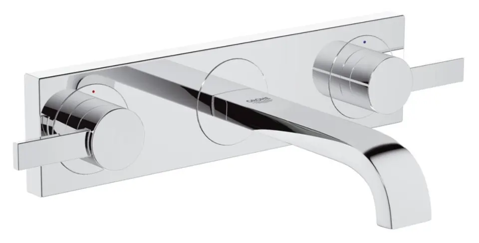 Grohe Allure - Miscelatore a 3 fori per lavabo, cromo 20189000 ...