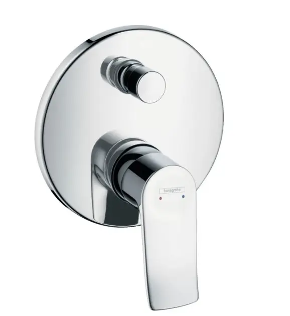 Hansgrohe Metris New - Eengreeps badmengkraan afbouwdeel, chroom ...