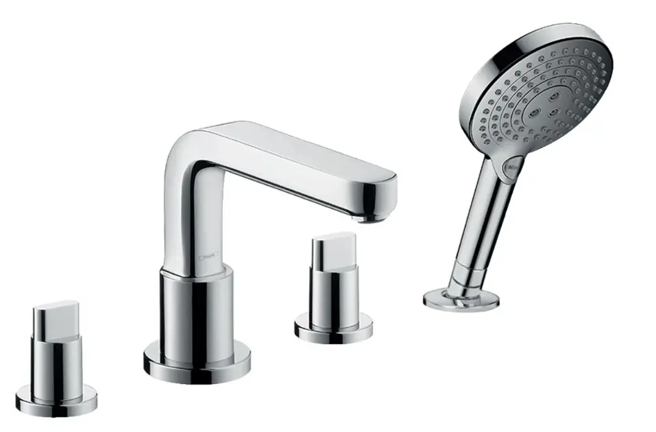 Hansgrohe Metris S - 4-gats badrandcombinatie, chroom 31443000 ...