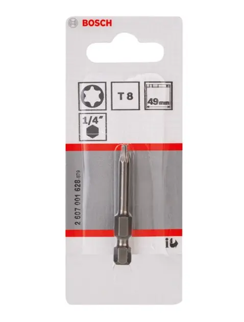 Bosch Accesorios - Punta T8, longitud 49 mm 2607001628 | Sanitino.es