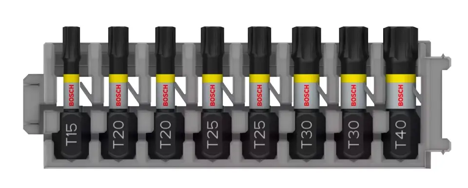 Bosch Accessoires - Set d'embouts T, 8 pièces 2608522322 | Sanitino.fr