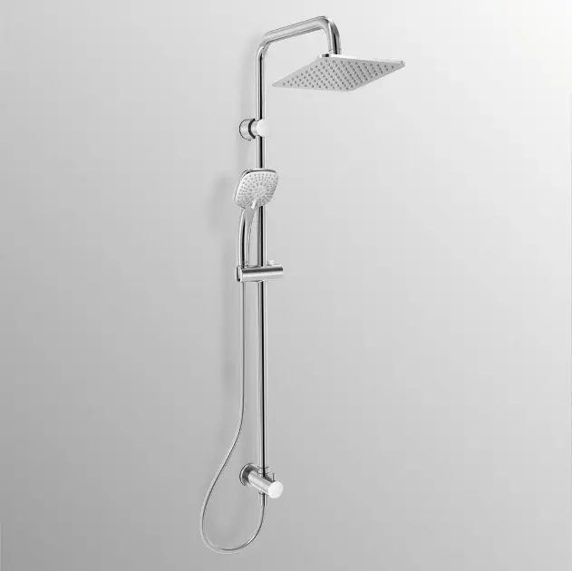 Ideal Standard Idealrain Cube - Set doccia 200, per abbinamento a miscelatore ad incasso, cromo ...