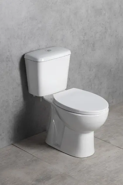 Aqualine Manuel - WC kombi, spodní odpad, bílá PS8814 | Sanitino.cz