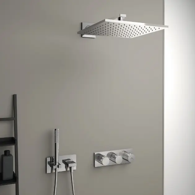 Ideal Standard Archimodule - Conjunto de ducha 300 con termostato empotrado, 1 chorro, cromo ...