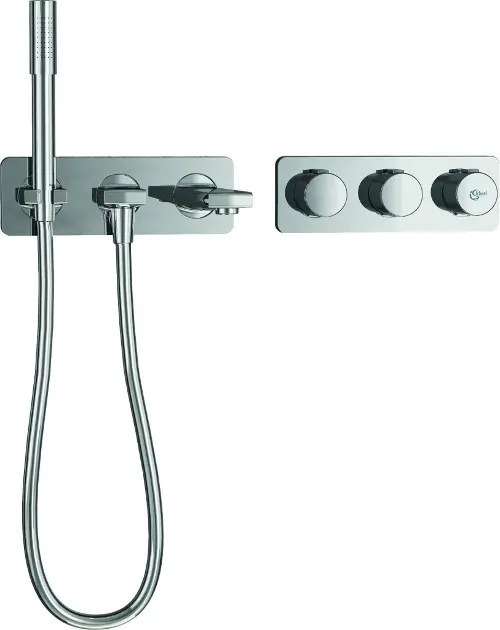 Ideal Standard Archimodule - Conjunto de ducha con termostato empotrado, cromo A1552AA | Sanitino.es