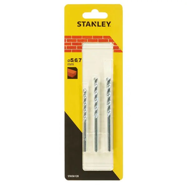 Stanley Accessoires - 3-delige set steenboren STA56128-XJ | Sanitino.be/nl
