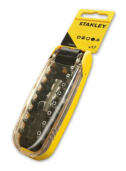 Stanley Zubehör - 17-teiliges Bit-Set STA62635-XJ | Sanitino.de