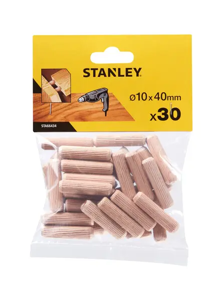 Stanley Accessoires - Set houten deuvels 10x40 mm, 30 stuks STA66434-QZ ...