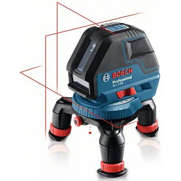 Bosch Accessoires - Lijnlaser, bereik 50 m, met ontvanger en ...