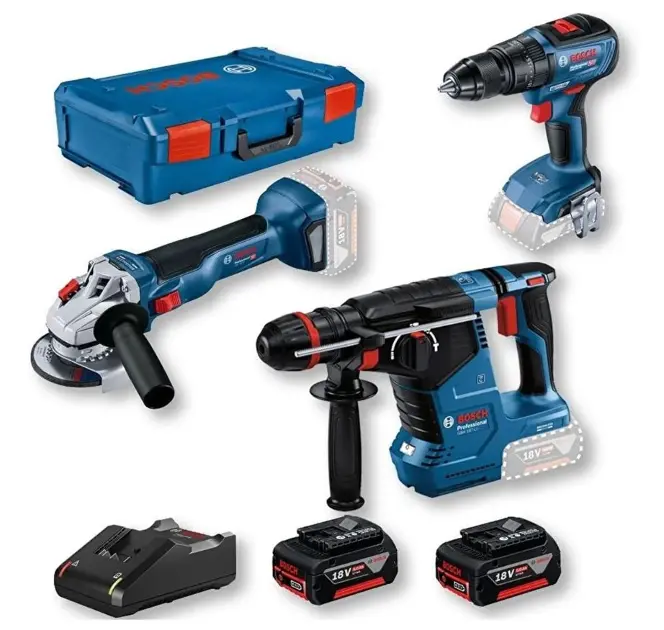 Bosch Werkzeug - Akku-Werkzeugset, 7-teilig, mit Akkus und Ladegerät 0615990N42 | Sanitino.de