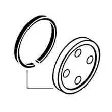 Hansgrohe Toebehoren - Sluitring onder de douchestang voor Croma 100 ...