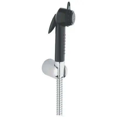 Grohe Bidette - Sprchová souprava, černá/chrom 27812IK0 | Sanitino.cz