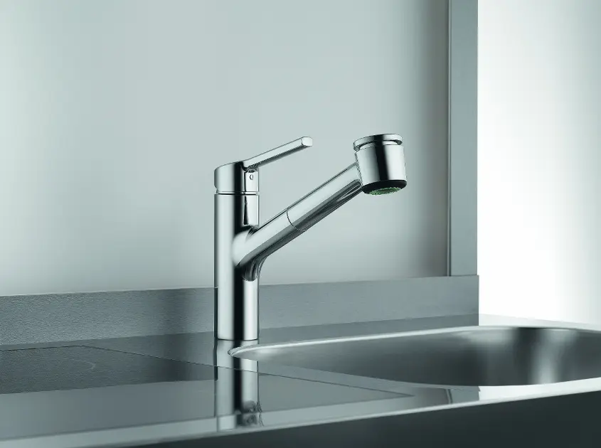 Franke KWC - Keukenkraan Luna-E, chroom 115.0457.309 | Sanitino.nl