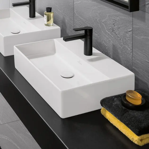 Villeroy & Boch Memento 2.0 - Umyvadlo na desku 60x42 cm, bez přepadu ...