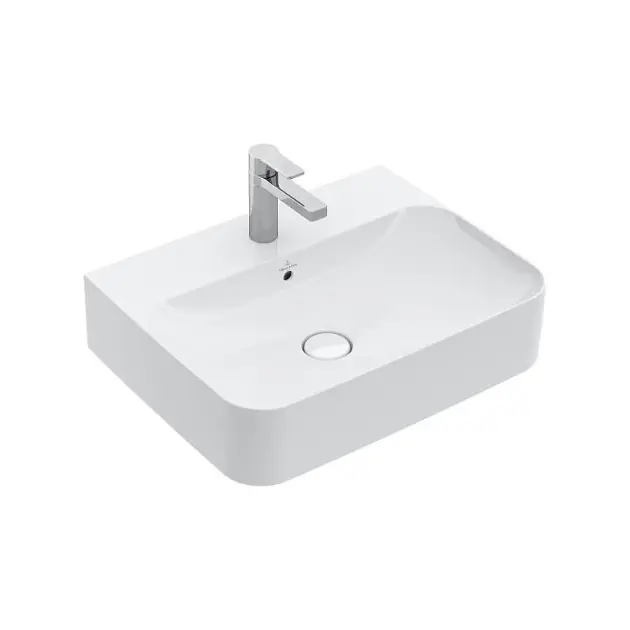 Villeroy & Boch Finion - Waschbecken mit Überlauf, 60x47 cm ...