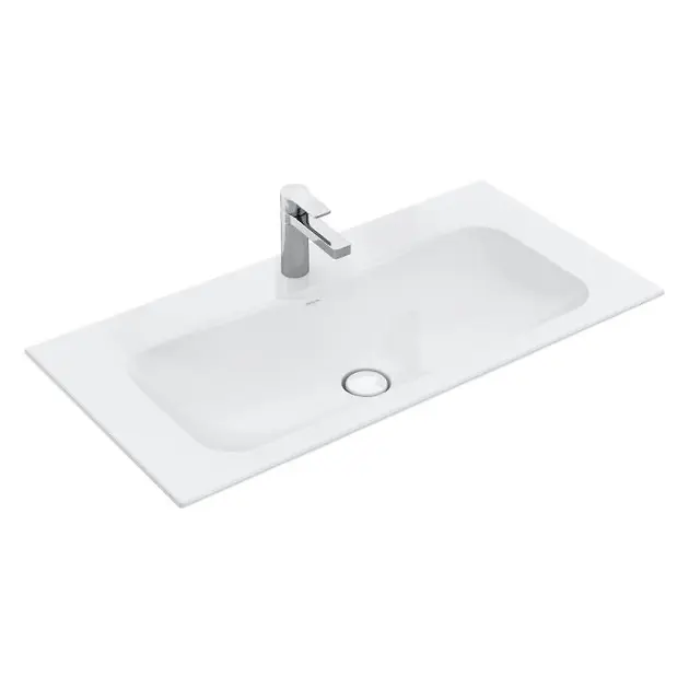 Villeroy & Boch Finion - Waschbecken mit verdecktem Überlauf, 120x50 cm ...