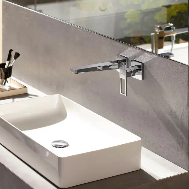 Hansgrohe Metropol - 2-gats inbouw wastafelkraan, chroom 74526000 ...