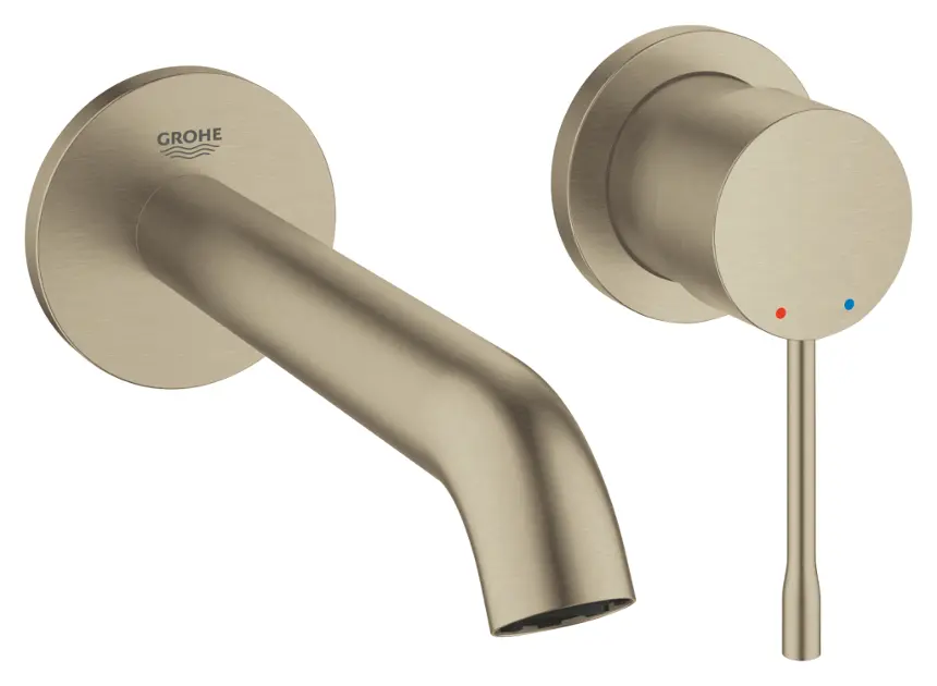 Grohe Essence - Grifo de lavabo empotrado M, instalación 2 orificios ...