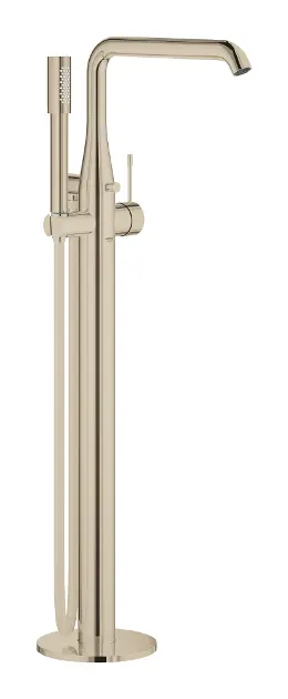 Grohe Essence - Mitigeur de baignoire à monter au sol, nickel poli ...