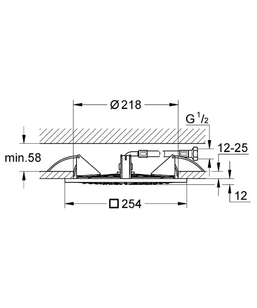Grohe Rainshower F - Series 10 - Kopfbrause, verchromt 27467000 ...