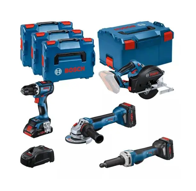 Bosch Werkzeug - Akku-Werkzeug-Set, 12-teilig, mit Akkus und Ladegerät 0615990N3A | Sanitino.de