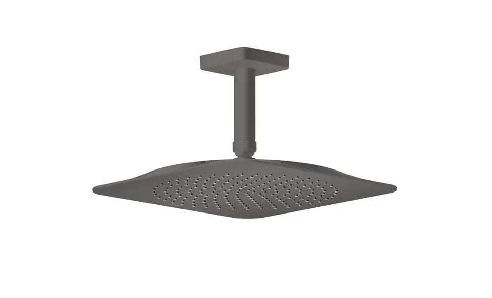 Axor Citterio C - Douche de tête 27x27 cm, EcoSmart, chrome noir brossé ...