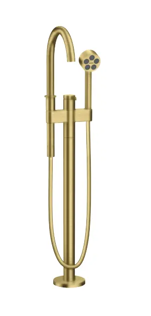 Axor One - Mitigeur de baignoire pour montage au sol, laiton brossé ...