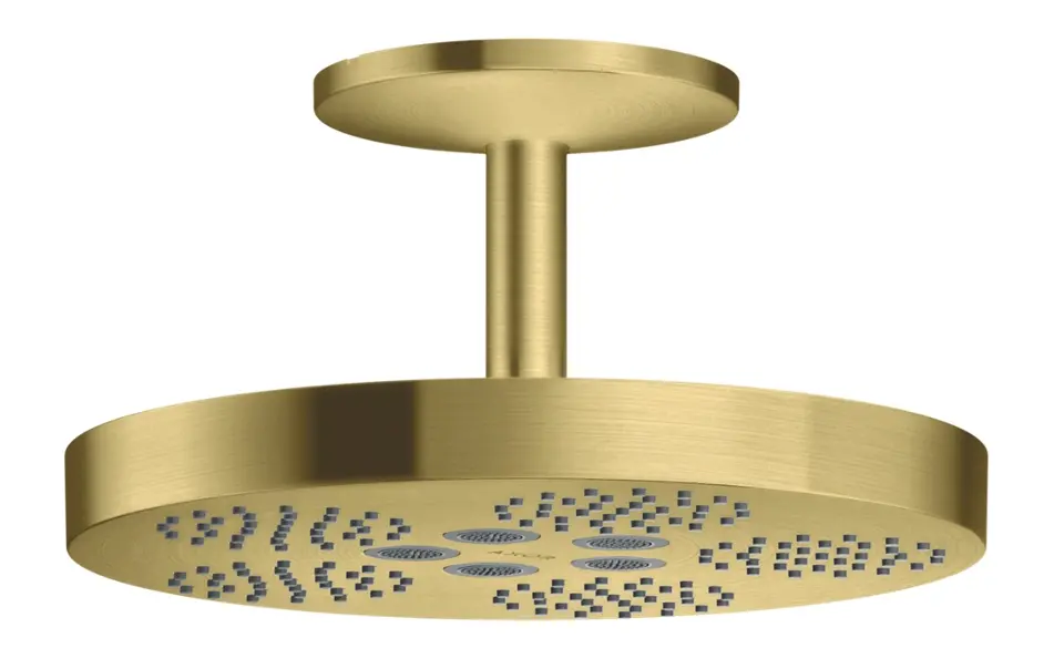 Axor One - Douche de tête, diamètre 28 cm, laiton brossé 48493950 ...