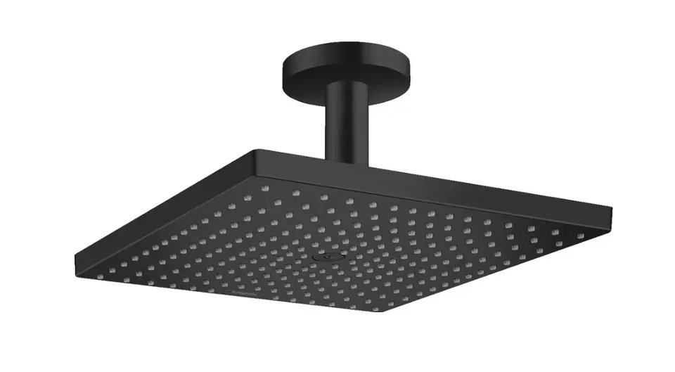 Hansgrohe Raindance E - Douche de tête, 30x30 cm, EcoSmart, noir mat ...