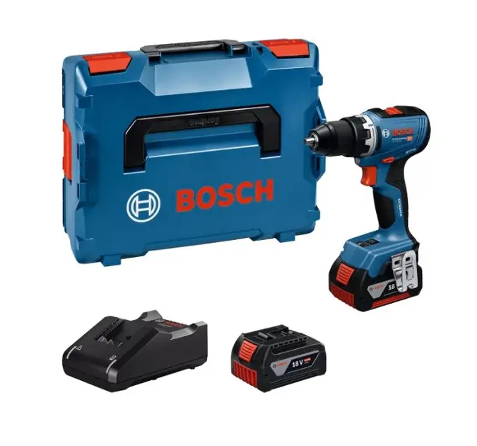Bosch Gereedschap - 18 V ACCU-boor-/schroefmachine, 2x accu 5,0 Ah GBA, lader 06019N3203 ...