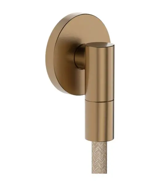 Hansgrohe FixFit Fine S - Cot de ieșire duș, bronz periat 28882140 ...