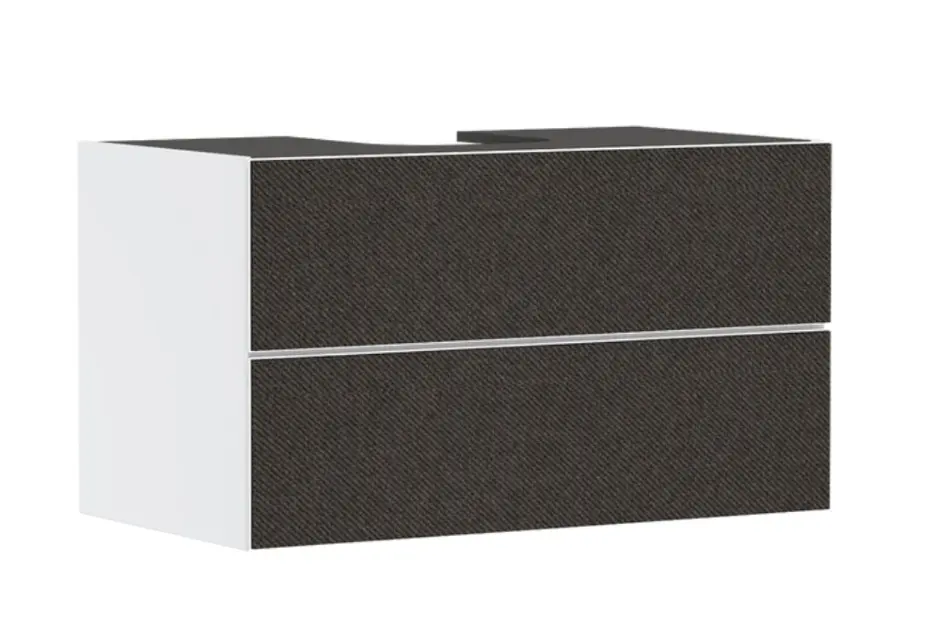 Hansgrohe Xevolos E - Dulap lavoar, 98x56x55 cm, 2 sertare, alb mat/gri ...