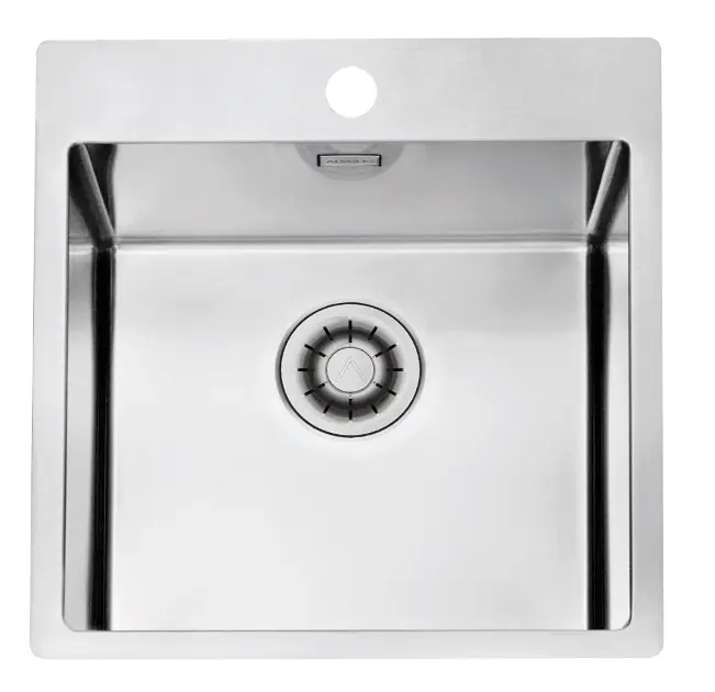 Alveus Pure - Evier 47x53 cm, Quick-Close, inox 1149510 | Sanitino.fr