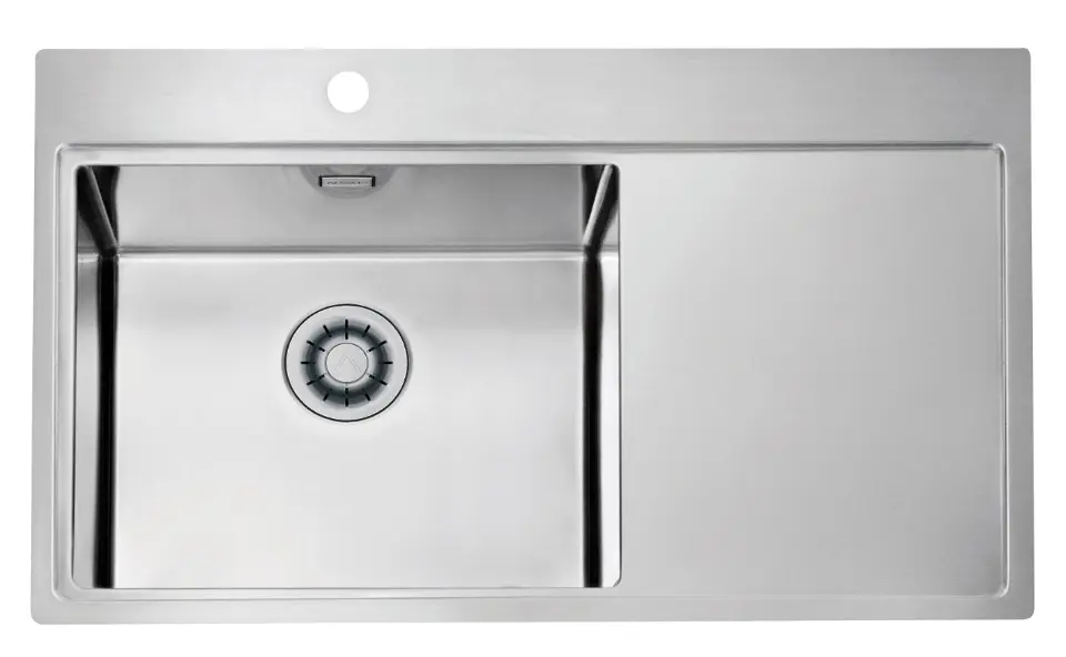 Alveus Pure - Spüle 86x53 cm, Quick-Close, Edelstahl 1149517 | Sanitino.at