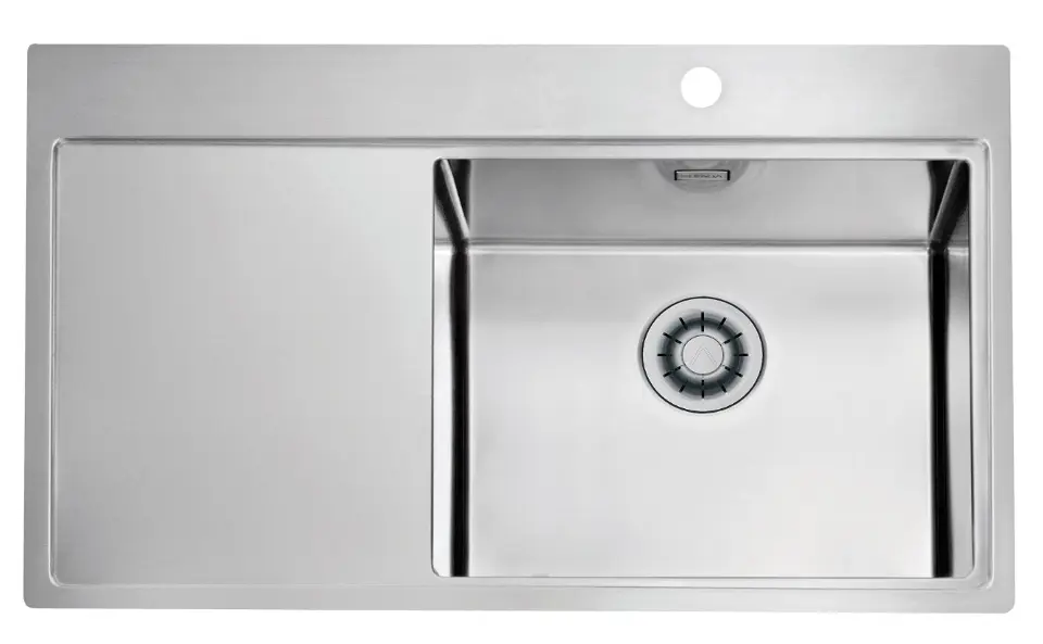 Alveus Pure - Chiuvetă 86x53 cm, Quick-Close, oțel inoxidabil 1149518 ...
