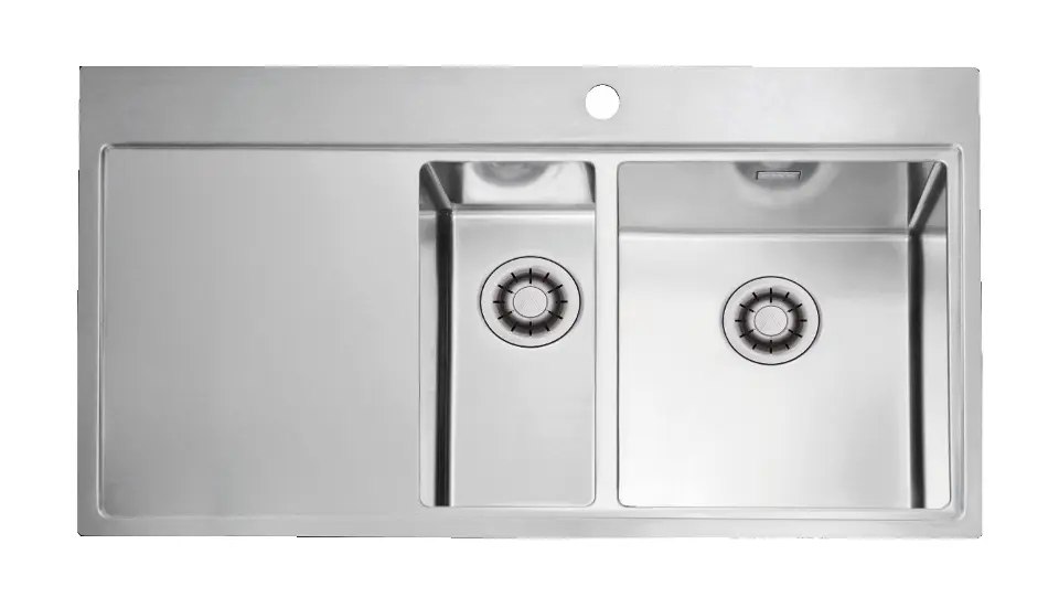 Alveus Pure - Dřez 98x53 cm, Quick-Close, nerez 1149520 | Sanitino.cz