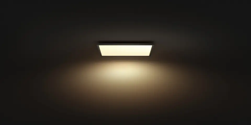 Philips Hue Aurelle - Inteligentny panel LED sufitowy, 60x60 cm, czarny ...