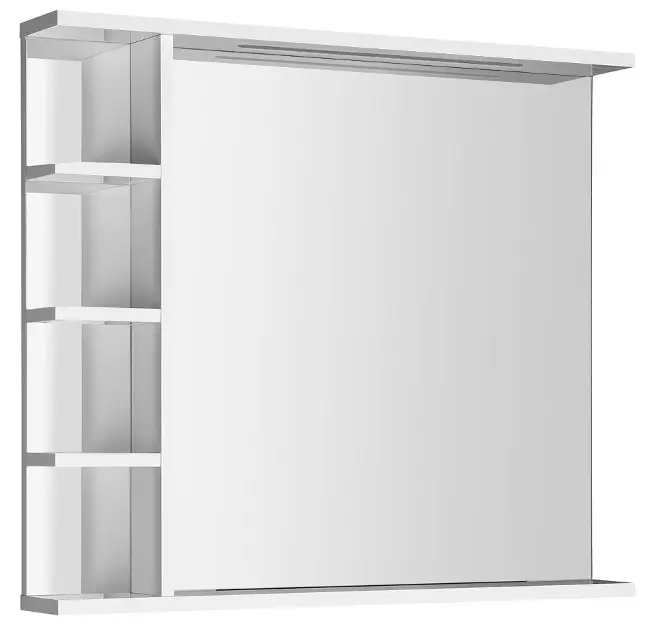 Aqualine Korin - Zrcadlo s LED osvětlením 80x70x12 cm KO350S | Sanitino.cz