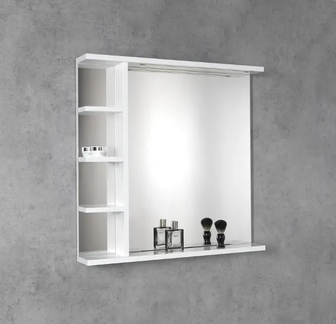 Aqualine Korin - Oglindă cu iluminare LED 80x70x12 cm KO350S | Sanitino.ro