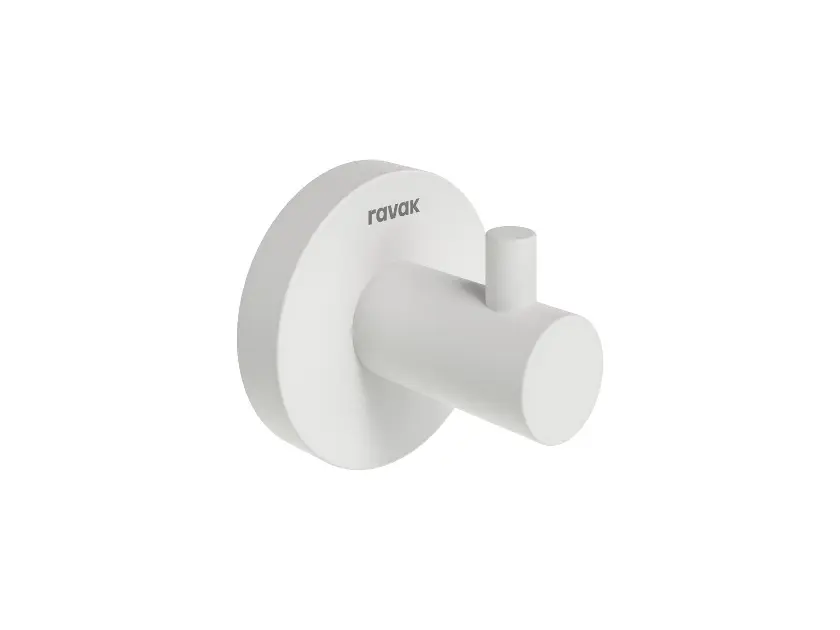 Ravak Kona - Gancho, blanco mate X07P1312 | Sanitino.es