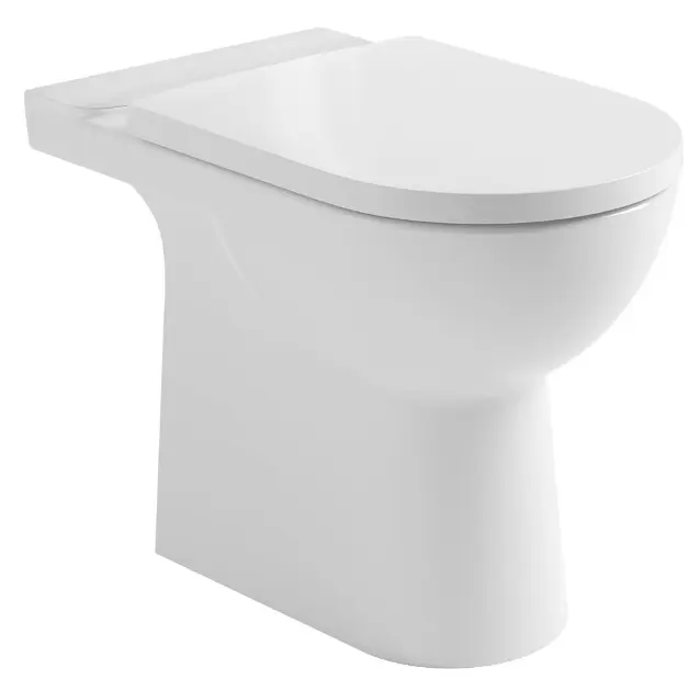 Aqualine Talamo - Vas WC monobloc, evacuare vario, Rimless, alb PB107 ...
