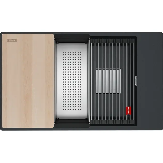 Franke Kubus 2 Pro - Fragranit-Spülbecken KNG PRO 110-62, Onyx 125.0747 ...