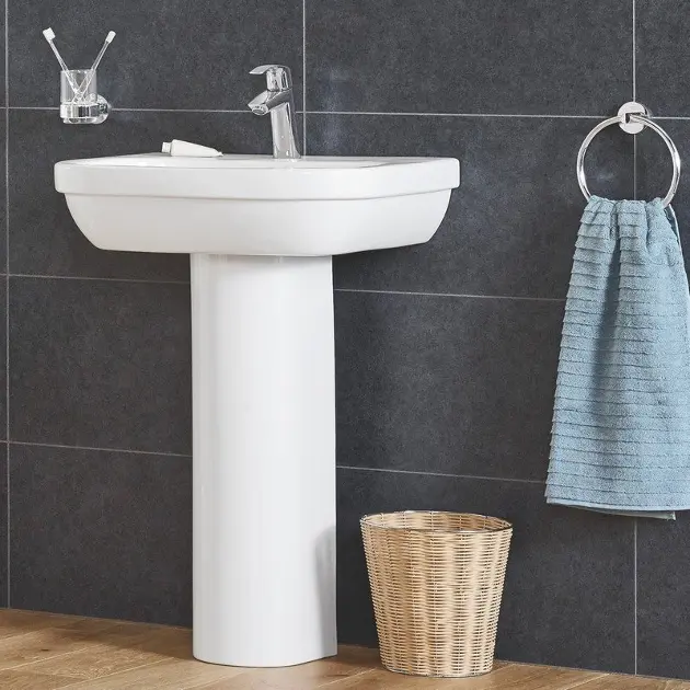 Grohe Euro Ceramic - Pedestal para lavabo, blanco alpino 39202000 ...