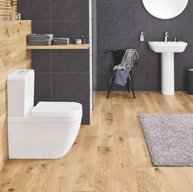 Grohe Euro Ceramic - Stand-WC-Kombination, Rimless, Triple Vortex ...