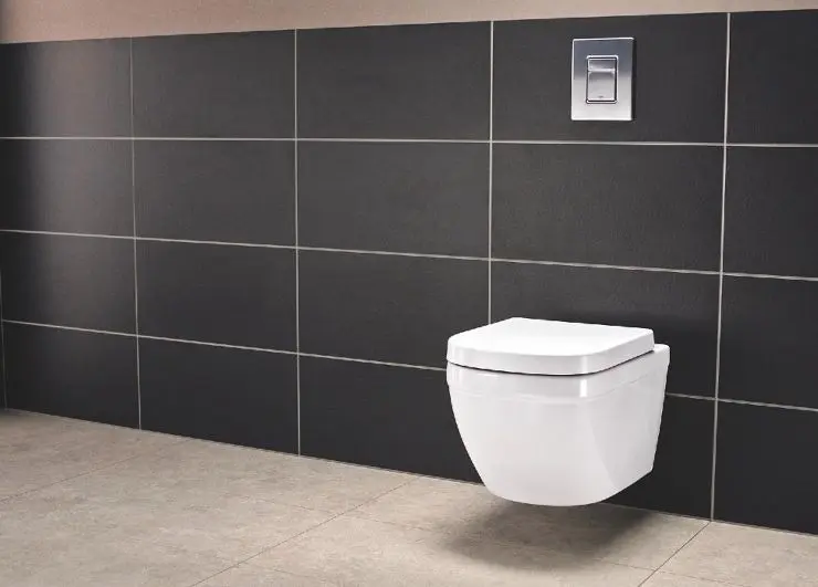 Grohe Euro Ceramic - Wand-WC, Rimless, PureGuard, Triple Vortex ...