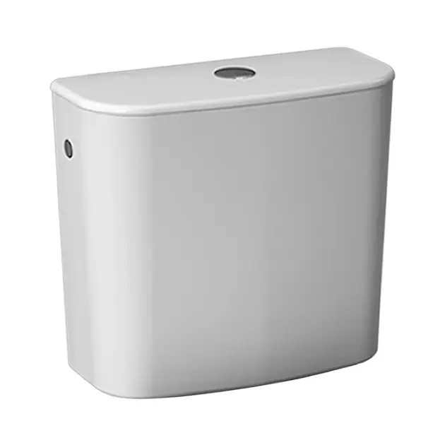 Jika Deep - WC-Kombi-Spülkasten, Wasserzulauf unten 1/2", Dual Flush, weiß H8286130002811 ...